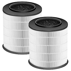 12030 HEPA Replacement Filter for Clorox Medium Room Air Purifier 11030 & 11031,3-in-1 H13 True HEPA with Activated Carbon Filter,2 Pack