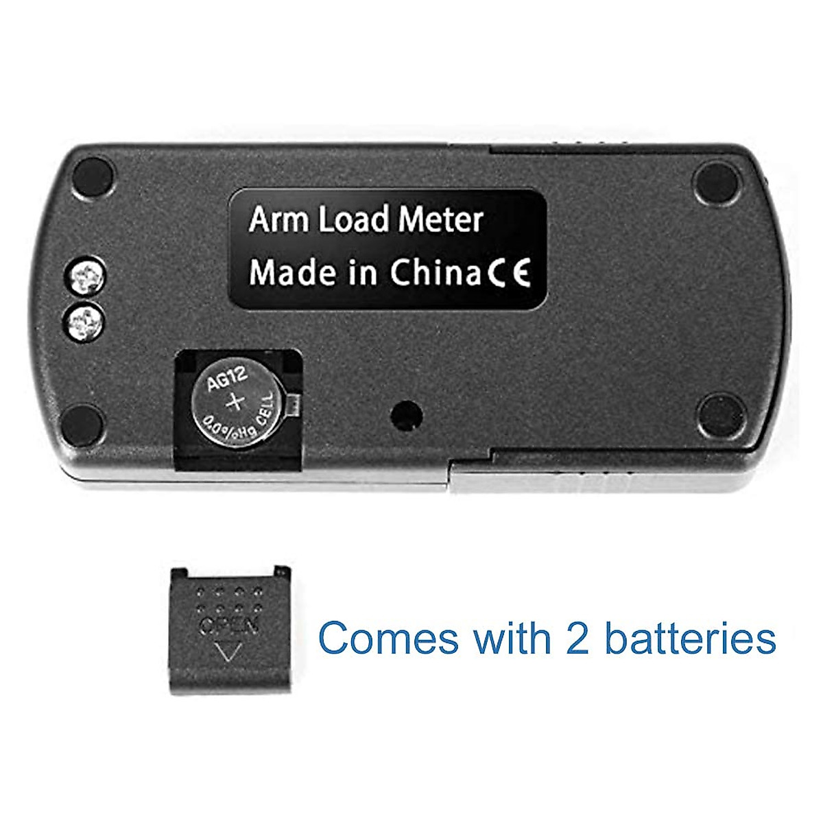 Hdiwousp Digital Turntable Stylus Force Scale Gauge 0.01g Blue LCD Backlight,Tracking Force Pressure Gauge/Scale for Tonearm Phono Cartridge