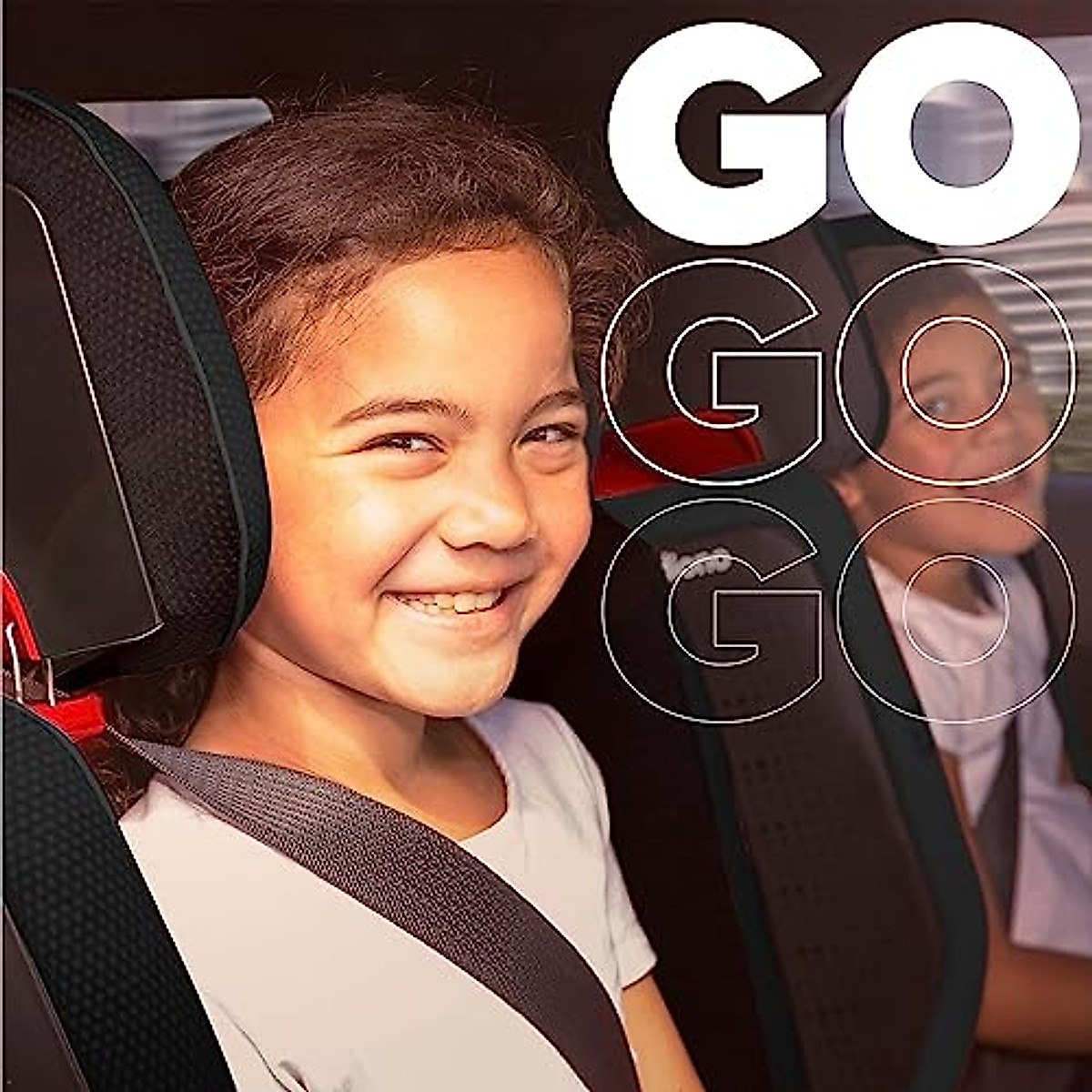 Diono Monterey 5iST FixSafe High Back Booster Car Seat with Expandable Height and Width, Compact Fold to Full Size Booster, Foldable, Portable Booster for Go-Anywhere Travel, Black Jet