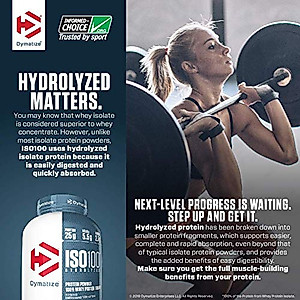 Dymatize ISO100 Hydrolyzed 100% Whey Protein Isolate Strawberry -- 5 lbs