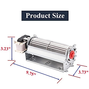 Replacement Fireplace Blower Fan Kit for Continental Napoleon Fireplaces, GZ550-1KT GZ550 Fireplace Blower, Fireplace Blower Kit for Continental BCDV36NTR CDV36PTR CDV34 CDV36NTR, Rotom HB-RB58 HBRB58