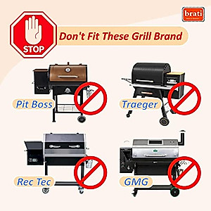 4-Pack Replacement 9004190170 for Masterbuilt Gravity Series Meat Temp Probe with Clips,fit Masterbuilt 560/800/1050 XL Digital Charcoal Grill+Smoker Accessories