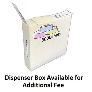 Return Address Labels - Roll of 500 Personalized Labels (White)