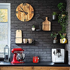 Blue Donuts 33 Oz Ceramic Airtight Jar, Ceramic Airtight Food Storage Containers, Ceramic Kitchen Canisters, 975 ML Airtight Jar, Flour Jar with Lid, Airtight Food Storage Containers for Pantry, Red