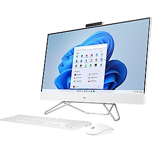 HP 27" Touchscreen All in One Desktop Computer, 27" Touch FHD, 8 Core AMD Ryzen 7 Processor, 32GB DDR4 RAM, 1TB SSD, WiFi, Bluetooth, 1080P Webcam, Wireless Keyboard and Mouse Combo, Windows 11 Home