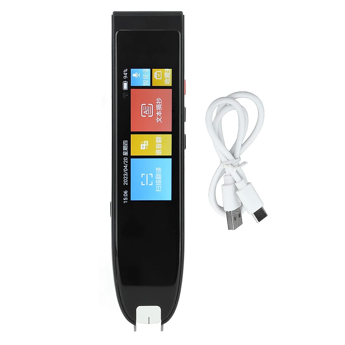 C Pen Text, PDAs Handhelds WiFi Light Weight Pen Reader Support 112 Languages Digital Reader Pen LCD Touch Screen Pen Scanner for Study Reading Exam Dyslexia Differences Tests Meet