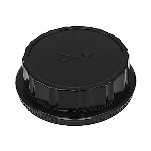 Haoge Camera Body Cap and Rear Lens Cap Cover for Contax Yashica C/Y CY Mount Camera Lens