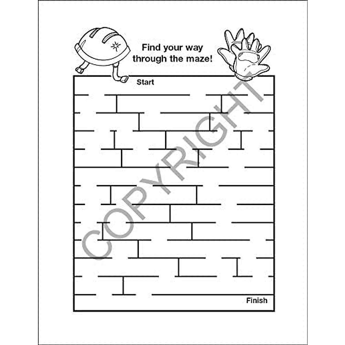 ZOCO - Bike Safety - Educational Coloring Books (50 Bulk Pack, Without Crayons) - Bicycle Rules, Road, Helmet Safety - Games, Puzzles, Activities for Kids