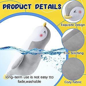 Motionchic 2 Pcs 23.62" Penguin Stuffed Animal Plush Toy Soft Penguin Plush Doll Large Stuffed Penguin Pillow Cute Penguin Body Pillow Giant Penguin Plush Gift for Girls Boys