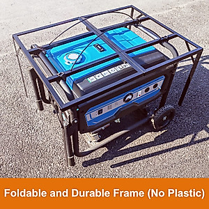 Schumaho Generator Cover While Running, Rain Shelter Tent for Most Portable Generators 3500-12000W