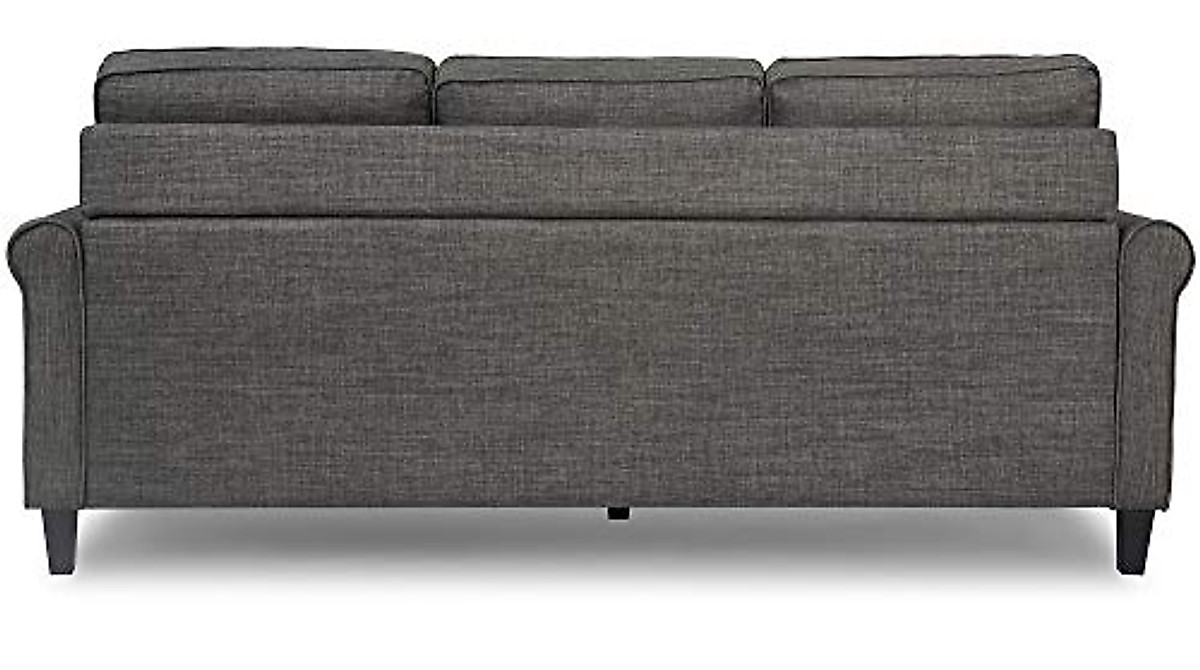 Serta Harmon Reversible Sectional Sofa for Small Spaces