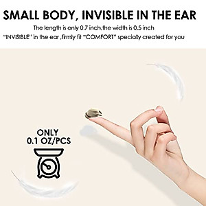 Invisible Sleep Earbuds - Noise Cancelling Earbuds for Sleep Wireless Soft Comfortable Sleeping Earbuds for Small Ears Smallest Tiny Ear buds Mini Sleepbuds Bluetooth 5.2 Headphones for Side Sleepers