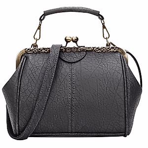 Donalworld Women Retro Hollow out PU Leather Handbag L Flp