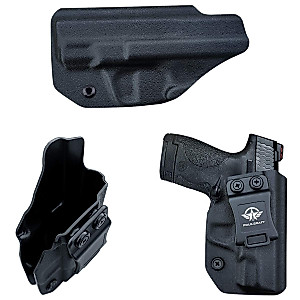 POLE.CRAFT M&P Shield 9mm Holster IWB Kydex for Smith & Wesson M&P Shield 9mm .40 3.1" Barrel S&W Pistol Case, Inside Waistband Holster M&P Shield 9mm 40, Right Hand Draw