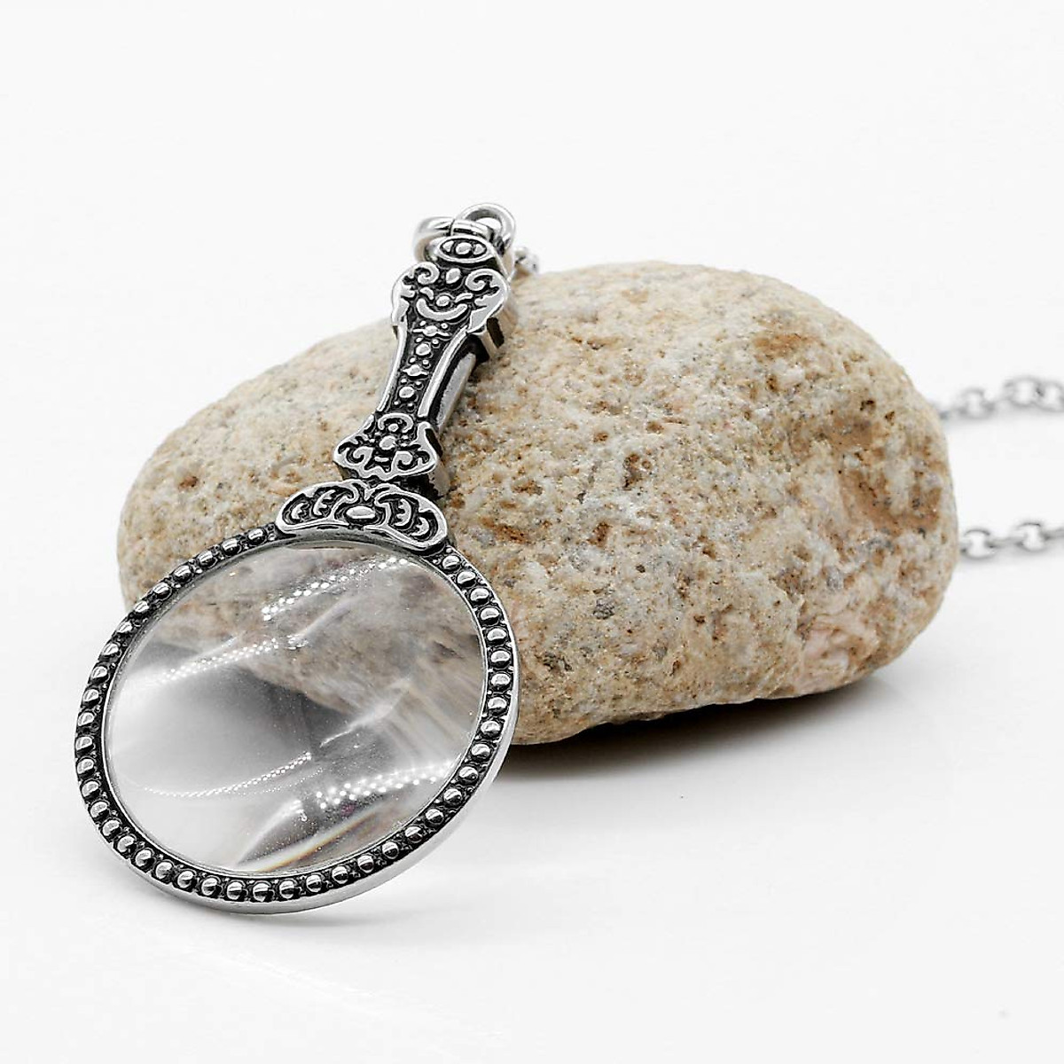 Controse Enchanted Mirror Necklace (Magnifying Glass Pendant)