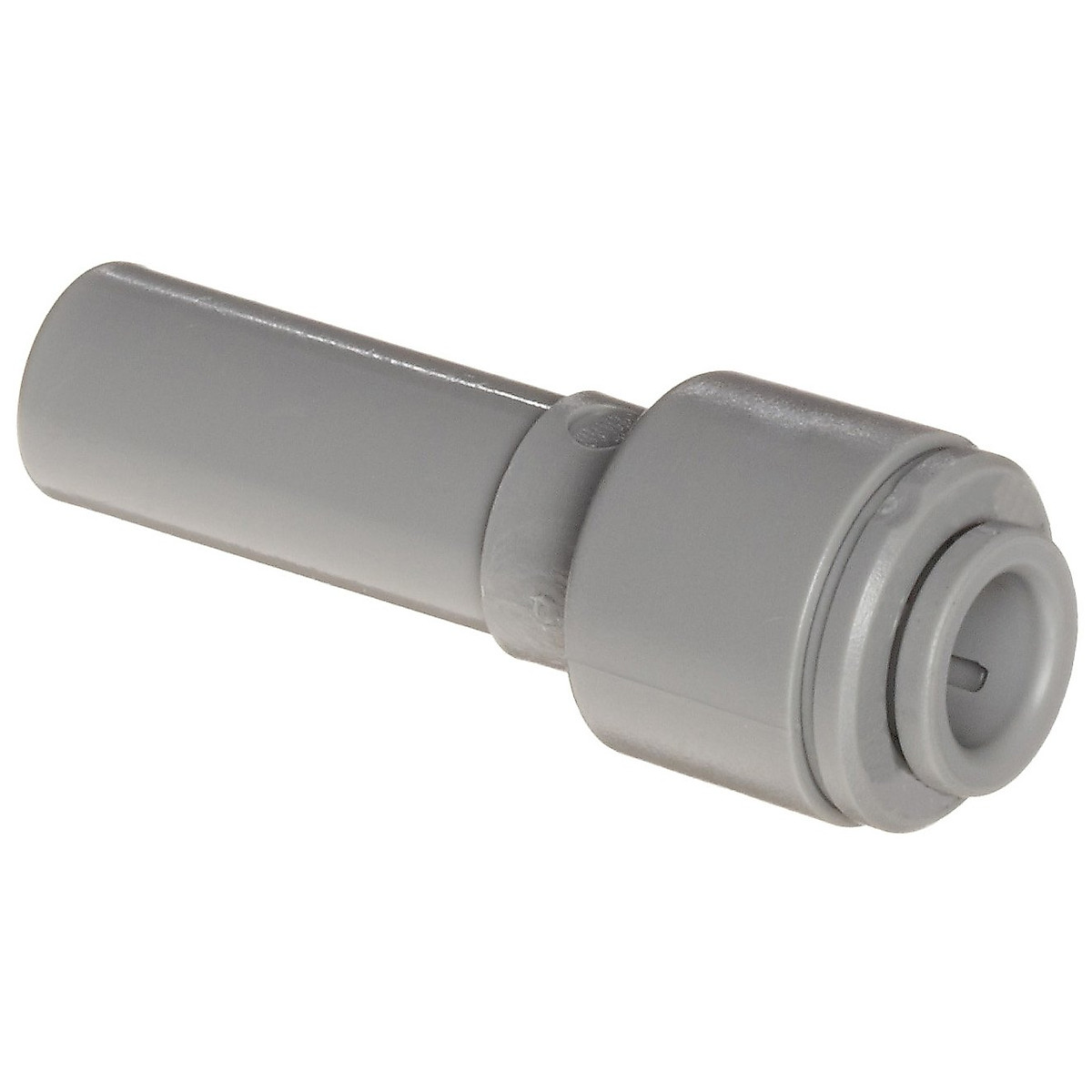 John Guest Acetal Copolymer Tube Fitting, Reducer, 1/4" Tube OD x 3/8" Stem OD (Pack of 10)