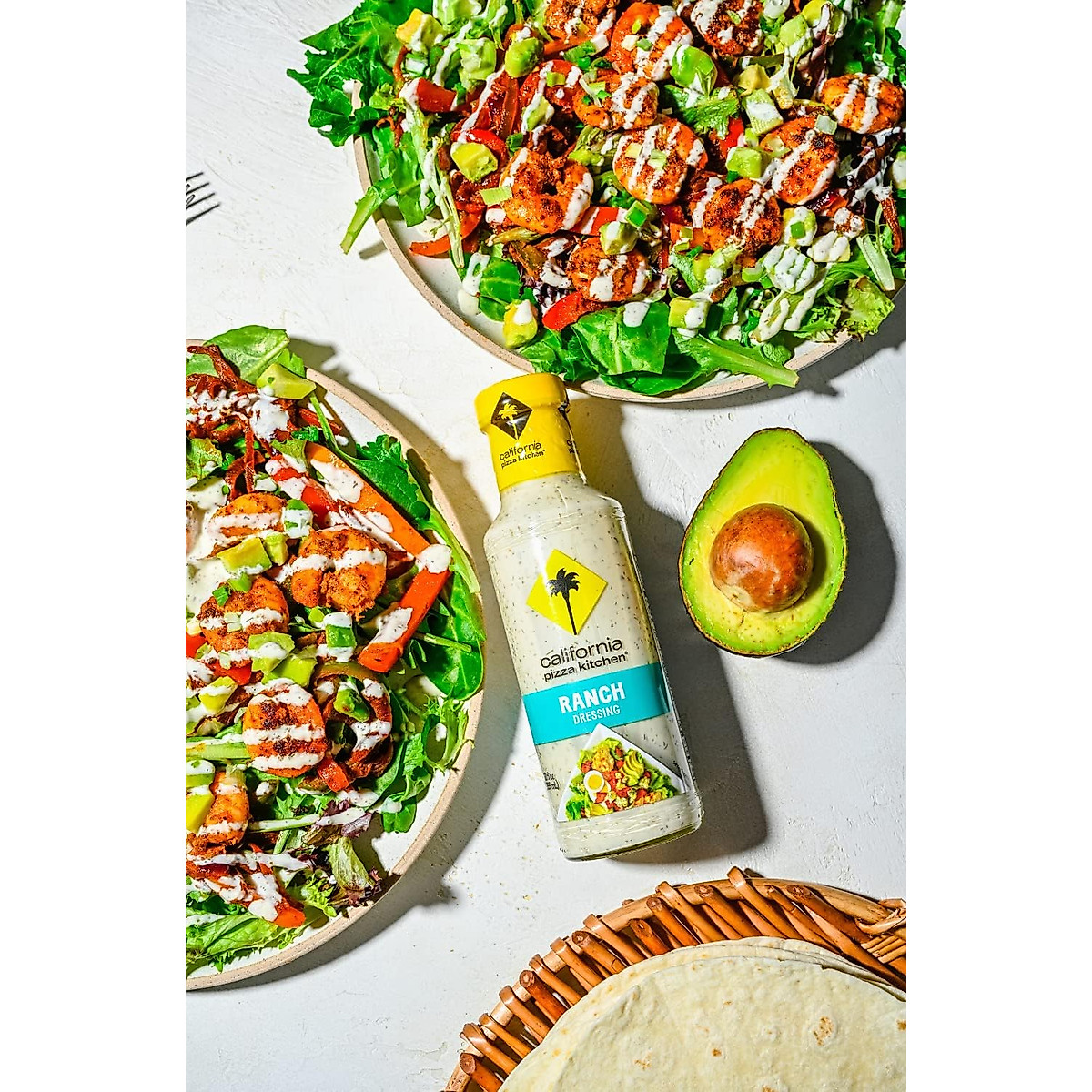 California Pizza Kitchen Ranch Dressing - Creamy Ranch Dressing, Restaurant-Like Ranch Dip, Fresh and Creative Flavors Collide, Ranch Salad Dressings and Sauces - 12 Fl Oz, Pack of 2