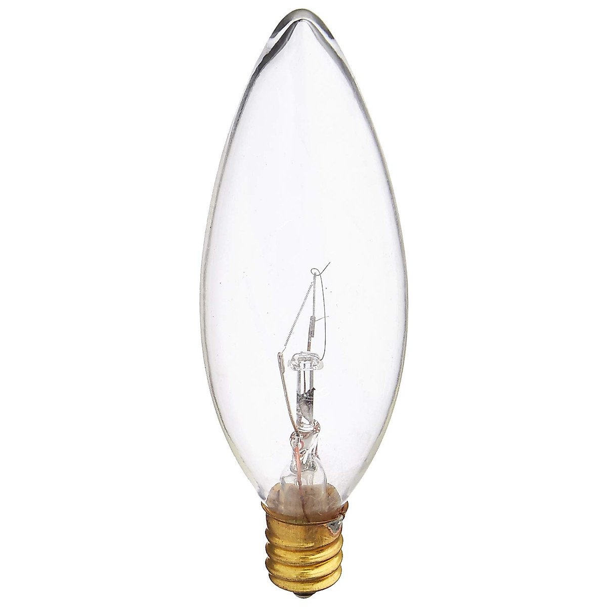 Satco Products S3782 120-Volt 25B9.5 Candelabra Base Clear Light Bulb
