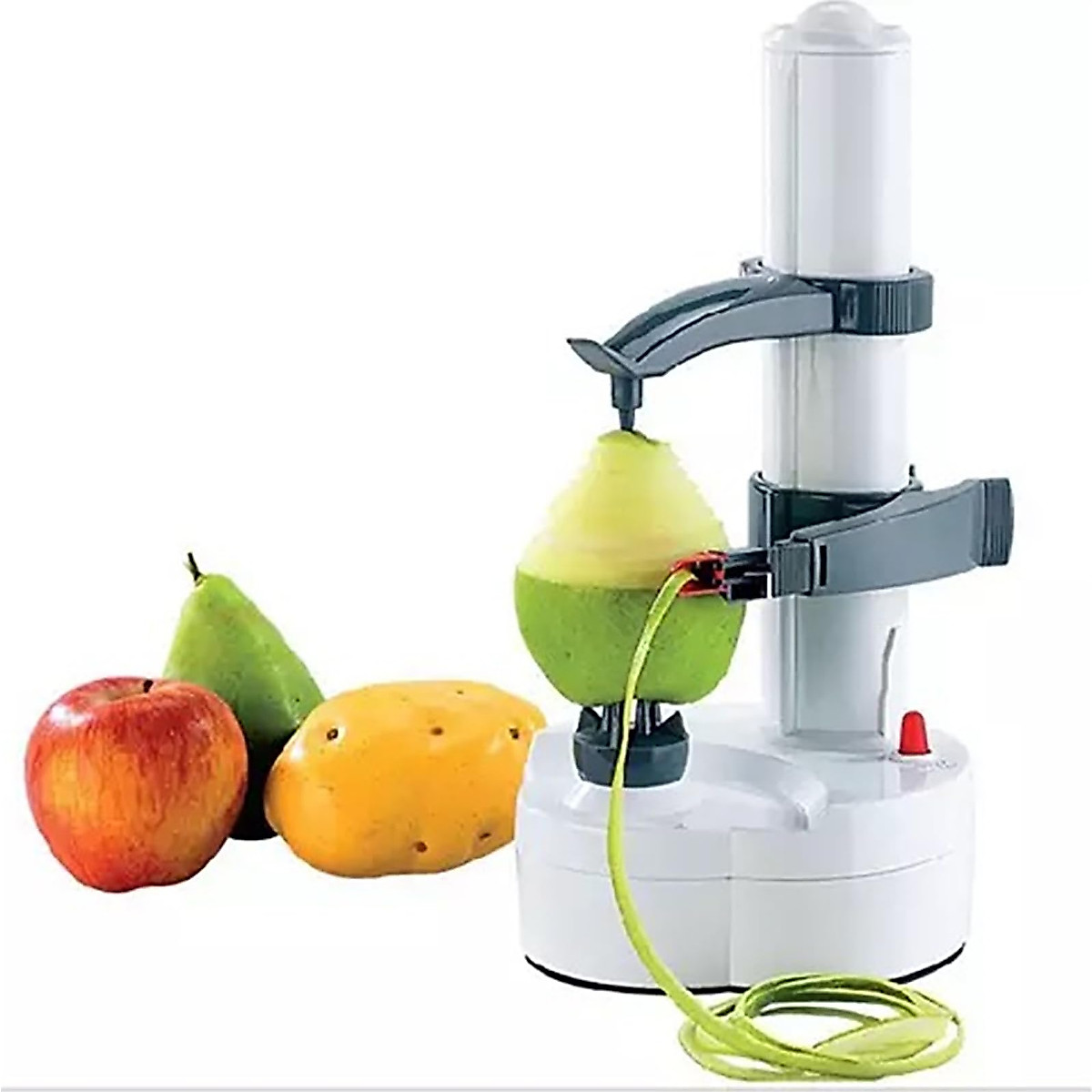 Automatic Peeling Machine, Electric Potato Peeler, Automatic Power-off Function, Temperature Control 128 Degrees, Safe and Efficient, for Commercial and Home Peel Potatoes/Pears/Apple