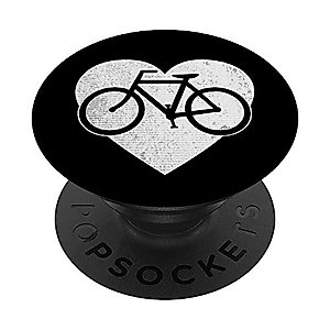 Valentines Day Gift For Cyclist - Heart Full Of Bicycle PopSockets Grip and Stand for Phones and Tablets
