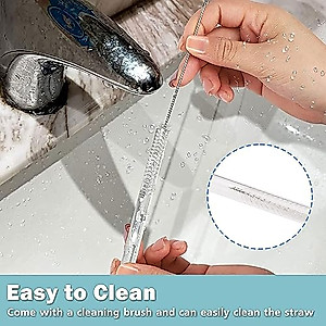 2 Pcs Stanley Lid Replacement 40 oz, H2.0 Stanley Spill Leak Stopper, 6Pcs Straw Cover for Stanley 40 Oz, Long Reusable Stanley Straw Accessories (PINK DUSK A)