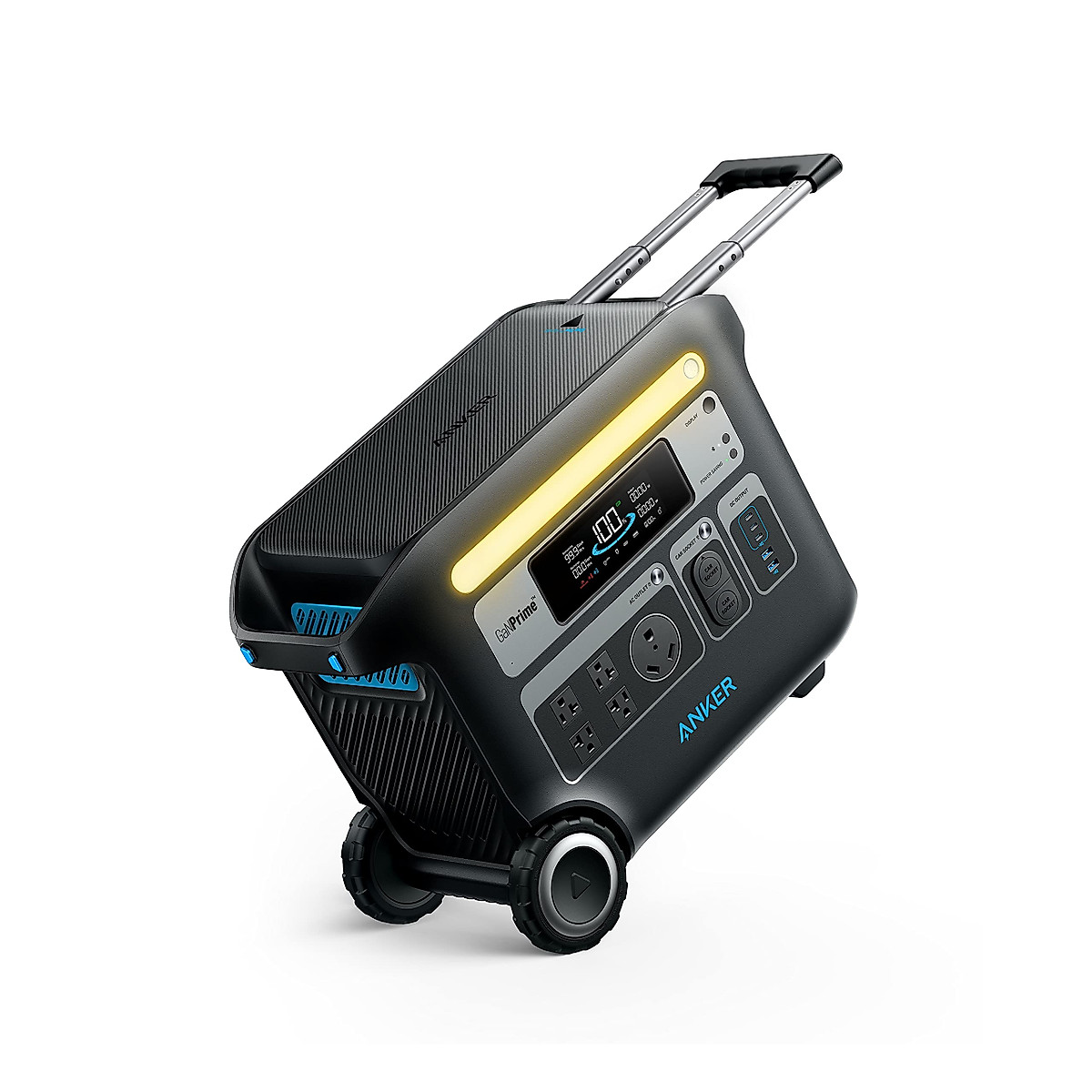 Anker SOLIX F2000 Portable Power Station, PowerHouse 767, 2400W Solar Generator, GaNPrime Battery Generators for Home Use, LiFePO4 Power Station for Outdoor Camping, and RVs (Solar Panel Optional)