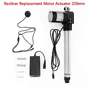 NeNchengLi 24V Electric Recliner Motor Linear Actuator Kit Electric Recliner Motor Replacement kit Parts Sofa Recliner Lift Chair Motor Actuator 250mm Stroke Lengh