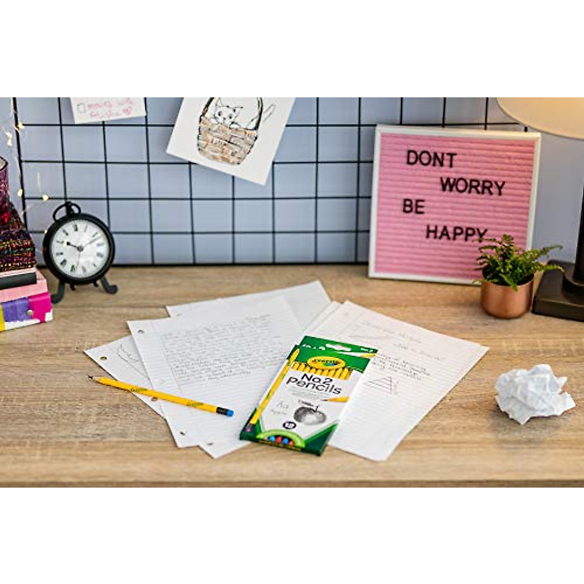 Crayola Number 2 Pencils, Back To School Supplies, 12ct Wooden Pencils