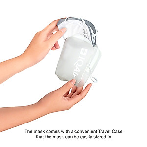 IQAir White KN95 Face Masks For Adults - Protects Against PM2.5, PM1, PM10, & Ultrafine Particles - HEPA Filter - Soft Seal Fit - Breathable Dome Design - Adjustable Earloops - German Made - 12 Pack