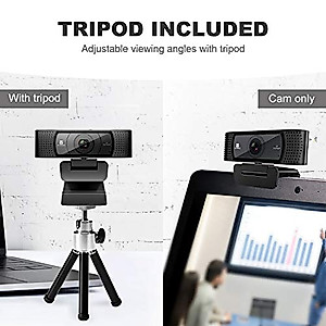 VITADE HD Webcam 1080P with Microphone & Cover Slide, 928A Pro USB Computer Web Camera Video Cam for Streaming Gaming Conferencing Mac Windows PC Laptop Desktop