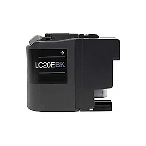 SuppliesMAX Compatible Replacement for Brother MFC-J785/J985/J9520DW Black Super High Yield Inkjet (2400 Page Yield) (LC-20EBK)