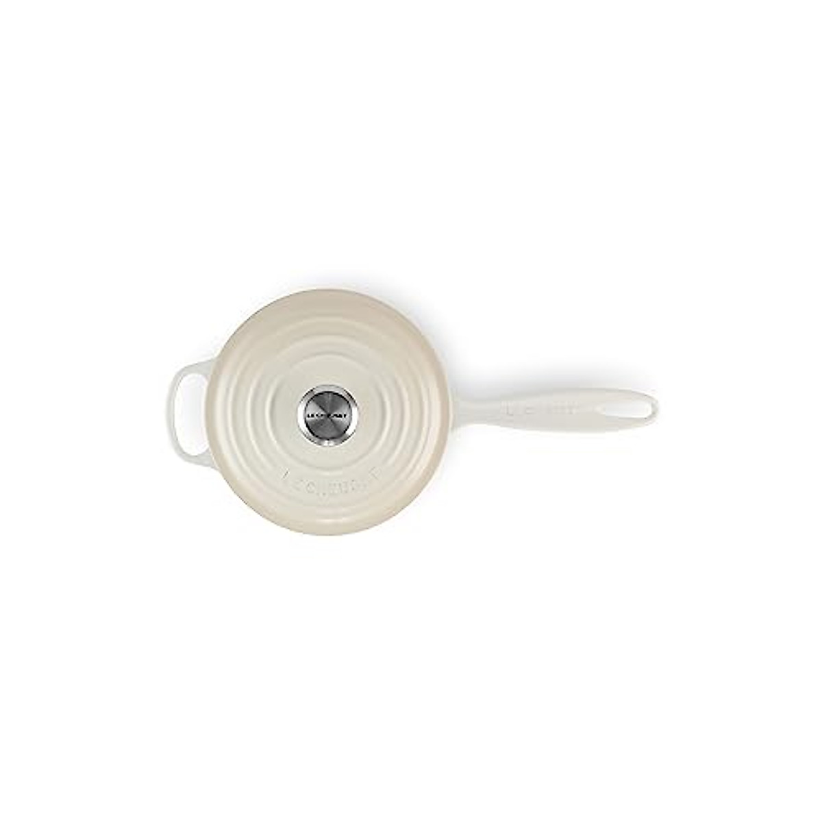 Le Creuset Enameled Cast Iron Signature Saucepan, 2.25 qt., Meringue
