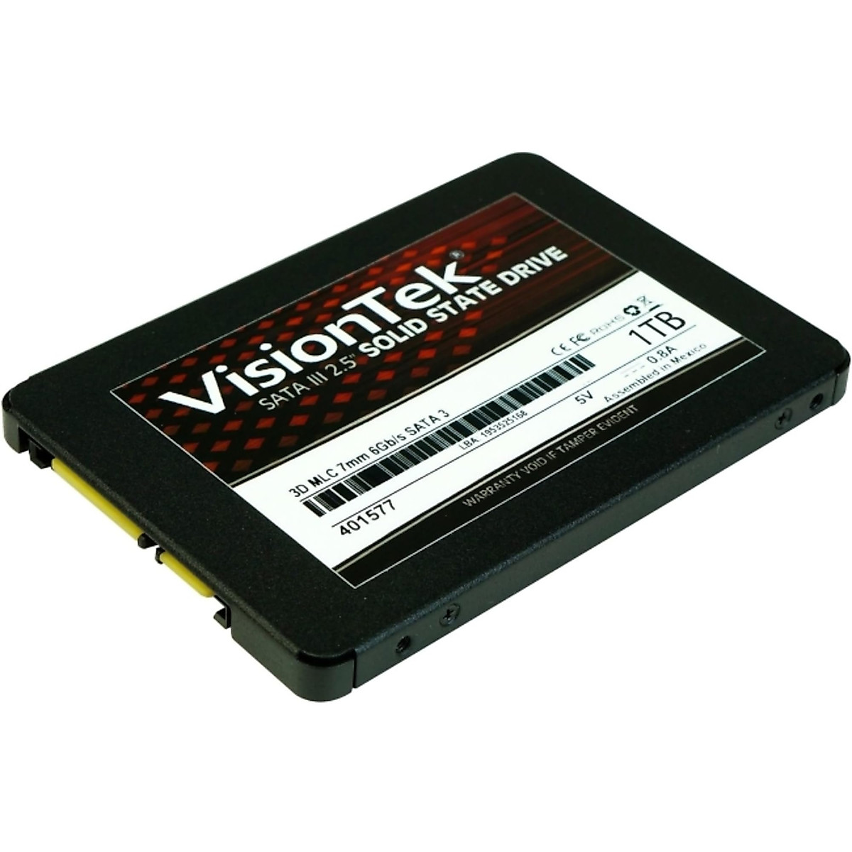 VisionTek Products 900981 1TB 3D MLC 7mm 2.5" Solid State Drive 550 MB/s Read 445 MB/s Write, 1 TB