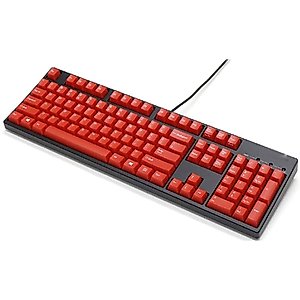 MUMUJJ Wired Mechanical Ergonomic Gaming Keyboard 108-Key Anti-Ghosting Full Size for Laptop Computer Game