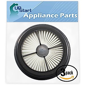 3-Pack Replacement Dirt Devil F44 HEPA Filter 304019001 - Compatible with Dirt Devil UD20015, Dirt Devil UD20100, Dirt Devil F44, Dirt Devil UD20020DI, Dirt Devil UD20025, Dirt Devil UD20100EB