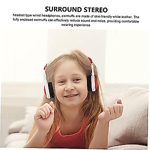 KICHOUSE Stereo Headphones Wired 1pc 's Headphones Noise Cancelling Headphones Noise Cancelling Ear Muffs Noise Headphones Cancelling Wired Headphones Headphones Music Boys Earmuffs