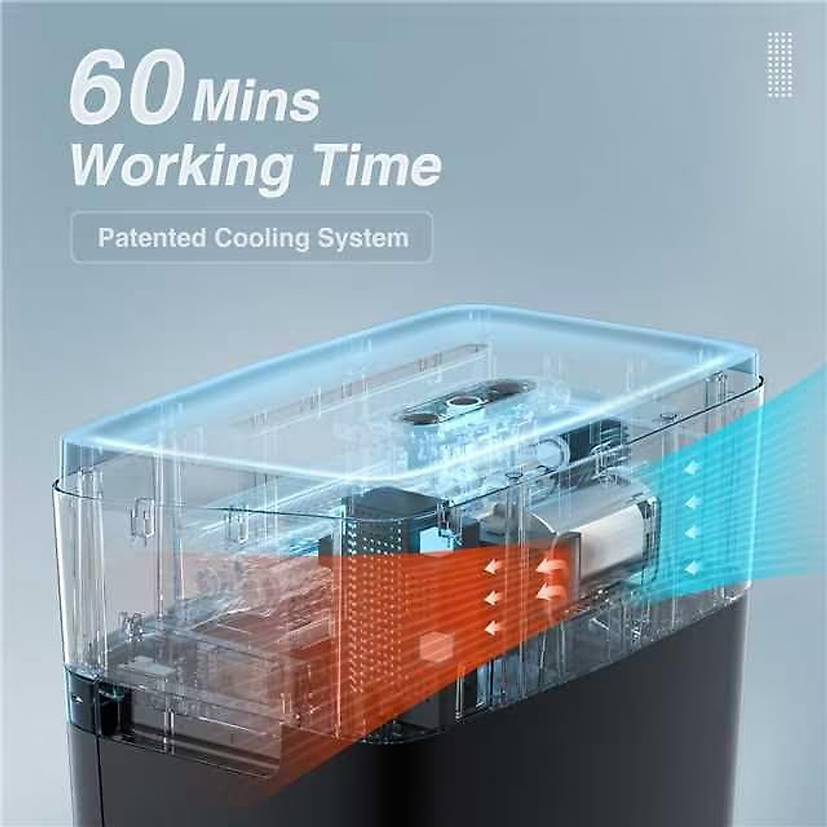 BONSEN Paper Shredder, 20-Sheet 60 Mins Nonstop Heavy Duty Paper Shredder for Office, 60dB Ultra Quiet Cross-Cut Shredder with 6.6 Gals Basket, Anti-Jam CD and Credit Shredder for Home Office (S3104)