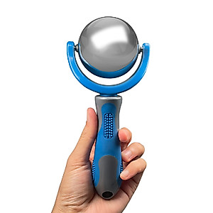 James love Cold and Hot Roller Massage Ball,Iced-Massage-Roller-Ball with Handle,Portable Fitness Ice Roller Ball Cryo Stick Cold Therapy for Relieve Muscle Pain