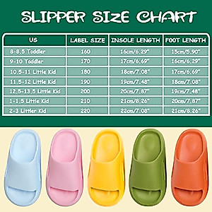 Yinbwol Kids House Slippers Sandals Non-Slip Shower Slippers Bathroom Beach Pool Water Shoes for Girls and Boys(Toddler/Little Kids)