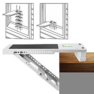 Aozzy Window Air Conditioner Bracket- Universal AC Support Bracket Heavy Duty, Support Up to 165 lbs, Designed for 9000-22002 BTU A/C Units–AC Holder Bracket Fits Single Or Double Hung Windows