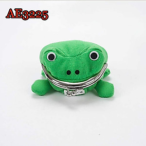 Cosplay Anime Frog Coin Purse Cute Pouch Wallet Small Money Bag Plush Toy for Funny 3225