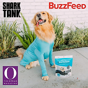 Shed Defender Recovery Suit for Dogs - Seen on Shark Tank, Post-Surgery Dog Onesie, Vet Approved, Anxiety Shirt, E-Collar Alternative, Calming Vest Jacket, Covers Hot Spots & Abdominal Wound, Bodysuit