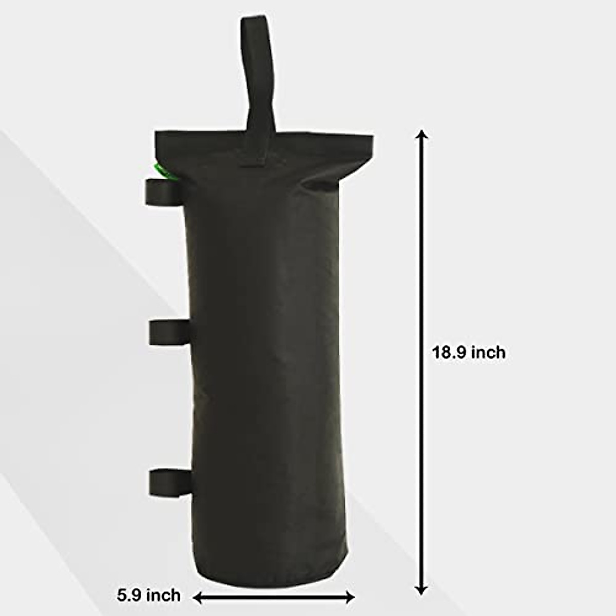 Canopy Tent Weights for Pop Up Canopy Tent - Canopy Sand Bags,Reinforced Stitching,1680D Oxford Fabric Material with 4 Inner Pockets Sand Bag, Easy to Install, 112 Lbs Capacity, 4-Pack (Black)