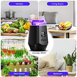 Fooxem Fruit Fly Traps for Indoors, Smart Flying Insect Trap with Temperature and Humidity Sensor, Bug Catcher Ligth for Home House Plants Gnats Moths Mosquitos Pest Control with Sticky Boards