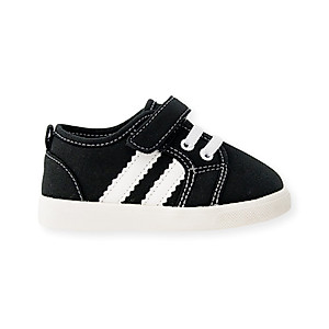 Wee Squeak Toddler Squeaky Tennis Shoes Andy Jet Black Size 5