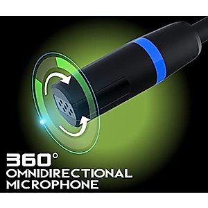 Rosewill Saros C150XS 7.1 Surround Sound USB Pro Gaming Headset, 50mm Full Spectrum Driver, Noise Reduction Microphone, Convenient in-Line Controls, Dynamic RGB Backlighting, Software Configuration