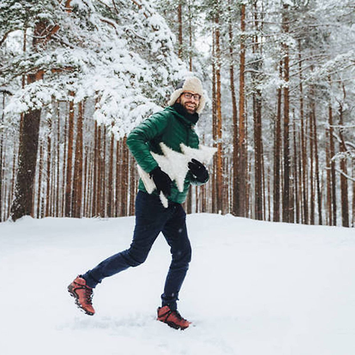 COLEDRE 6 Pairs Winter Magic Gloves for Women Men Cold Weather Thermal Warm Stretchy Gloves Black Knit Gloves for Running Driving Hiking