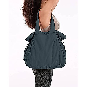 18L Side-Cinch Shopper Bags Lightweight Shoulder Bag Tote Handbag for Shopping Workout Beach Travel
