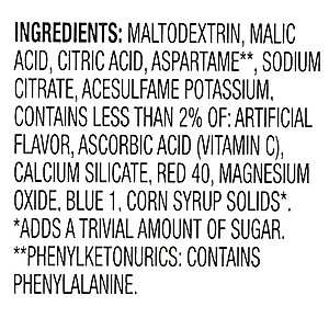 Great Value: Grape Drink Mix, .78 Oz (Pack of 6)