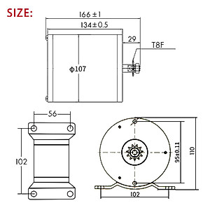 Electric Brushless DC Motor Complete Kit, 48V 2000W 4300RPM High Speed Motor, With 33A 15 Mosfet Controller, Battery Display LCD Throttle, Electric Scooter Bicycle Motorcycle Mid Drive Motor, DIY Part